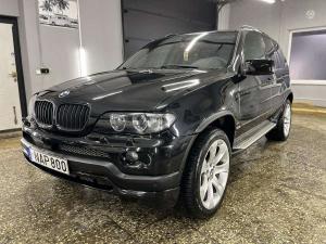 Black BMW X5 2004 in Kaunas, with an engine capacity of 4.40 L and mileage of 372 thousand km for 6999 €, photo 6 on AUTOMOTO.COM.LV
