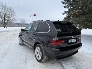 Black BMW X5 2004 in Riga, with an engine capacity of 3.00 L and mileage of 425 thousand km for 4500 €, photo 3 on AUTOMOTO.COM.LV