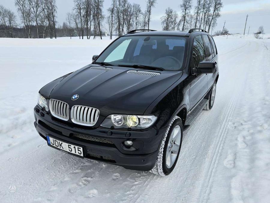 Melns BMW X5 2004 Viļņa, ar dzinēja tilpumu 2.99 L un nobraukumu 252 tūkst. km par 6200 €, foto 2 vietnē AUTOMOTO.COM.LV