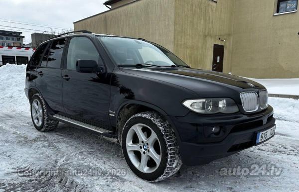 Black BMW X5 2004 in Tallinn, with an engine capacity of 3.00 L and mileage of 419 thousand km for 4999 €, photo 5 on AUTOMOTO.COM.LV