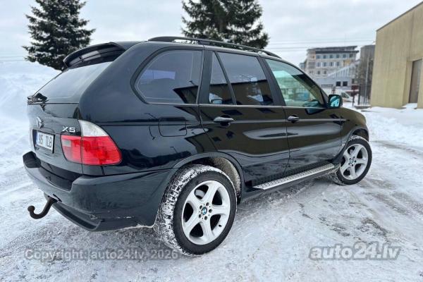 Black BMW X5 2004 in Tallinn, with an engine capacity of 3.00 L and mileage of 419 thousand km for 4999 €, photo 6 on AUTOMOTO.COM.LV