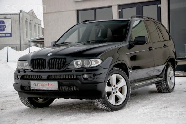 Black BMW X5 2004 in Tukums, with an engine capacity of 3.00 L and mileage of 399 thousand km for 5995 €, photo 1 on AUTOMOTO.COM.LV
