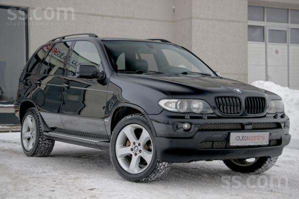 Black BMW X5 2004 in Tukums, with an engine capacity of 3.00 L and mileage of 399 thousand km for 5995 €, photo 2 on AUTOMOTO.COM.LV