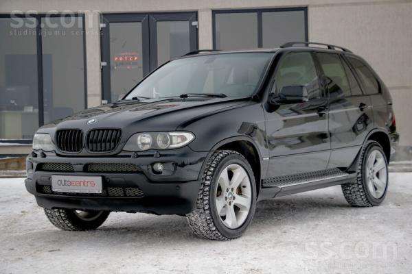 Black BMW X5 2004 in Tukums, with an engine capacity of 3.00 L and mileage of 399 thousand km for 5995 €, photo 3 on AUTOMOTO.COM.LV