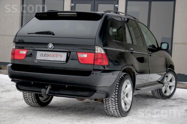 Black BMW X5 2004 in Tukums, with an engine capacity of 3.00 L and mileage of 399 thousand km for 5995 €, photo 6 on AUTOMOTO.COM.LV