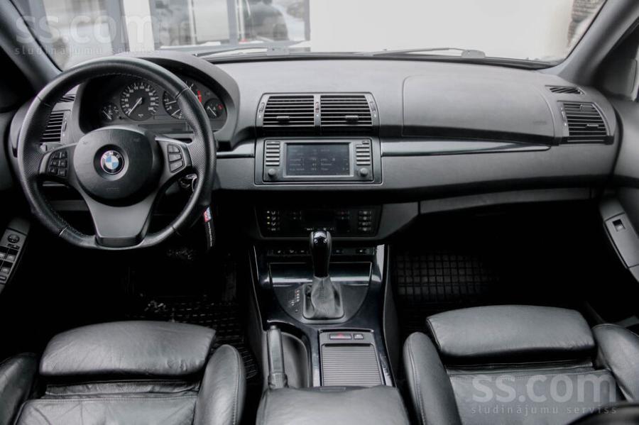 Melns BMW X5 2004 Tukums, ar dzinēja tilpumu 3.00 L un nobraukumu 399 tūkst. km par 5995 €, foto 14 vietnē AUTOMOTO.COM.LV