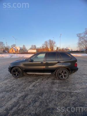 Black BMW X5 2004 in Riga, with an engine capacity of 3.00 L and mileage of 0 thousand km for 6000 €, photo 4 on AUTOMOTO.COM.LV