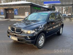 Melns BMW X5 2004 Rīga, ar dzinēja tilpumu 3.00 L un nobraukumu 0 tūkst. km par 5499 €, foto  vietnē AUTOMOTO.COM.LV
