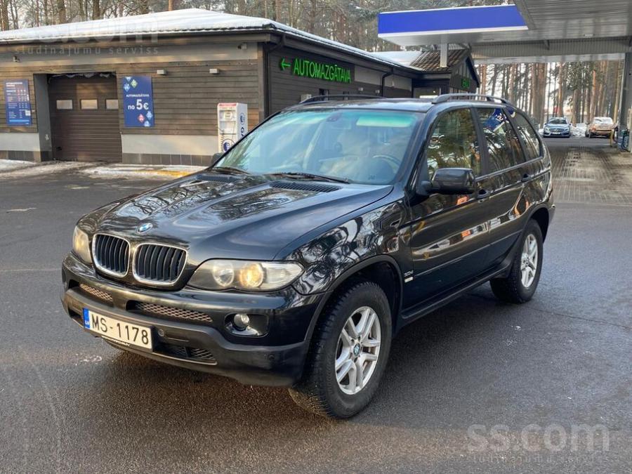Melns BMW X5 2004 Rīga, ar dzinēja tilpumu 3.00 L un nobraukumu 0 tūkst. km par 5499 €, foto 1 vietnē AUTOMOTO.COM.LV