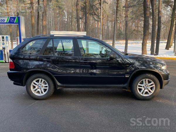 Black BMW X5 2004 in Riga, with an engine capacity of 3.00 L and mileage of 0 thousand km for 5499 €, photo 6 on AUTOMOTO.COM.LV