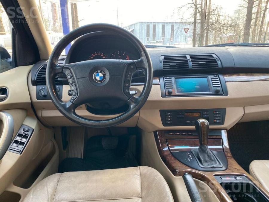 Melns BMW X5 2004 Rīga, ar dzinēja tilpumu 3.00 L un nobraukumu 0 tūkst. km par 5499 €, foto 11 vietnē AUTOMOTO.COM.LV