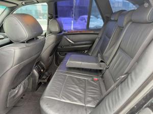 Black BMW X5 2004 in Vilnius, with an engine capacity of 2.99 L and mileage of 321 thousand km for 4950 €, photo 16 on AUTOMOTO.COM.LV