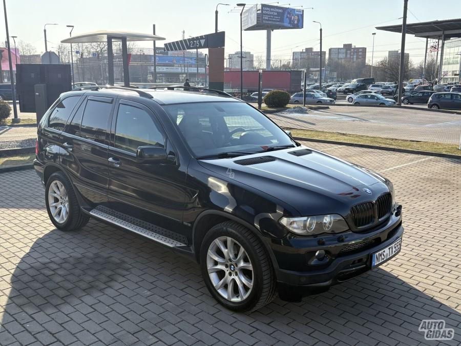 Black BMW X5 2004 in Kaunas, with an engine capacity of 3.00 L and mileage of 319 thousand km for 5500 €, photo 2 on AUTOMOTO.COM.LV