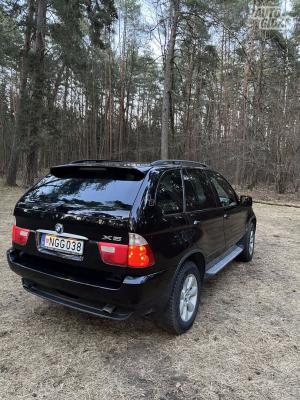 Black BMW X5 2004 in Vilnius, with an engine capacity of 3.00 L and mileage of 278 thousand km for 3790 €, photo 5 on AUTOMOTO.COM.LV