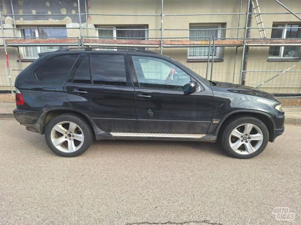 Black BMW X5 2004 in Ignalina, with an engine capacity of 3.00 L and mileage of 420 thousand km for 2650 €, photo 3 on AUTOMOTO.COM.LV