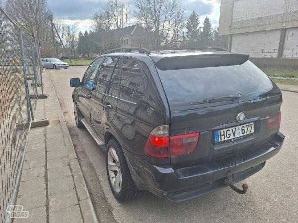 Black BMW X5 2004 in Ignalina, with an engine capacity of 3.00 L and mileage of 420 thousand km for 2650 €, photo 5 on AUTOMOTO.COM.LV