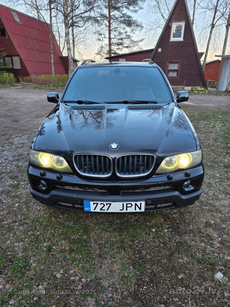 Black BMW X5 2004 in Narva, with an engine capacity of 3.00 L and mileage of 371 thousand km for 5500 €, photo 3 on AUTOMOTO.COM.LV