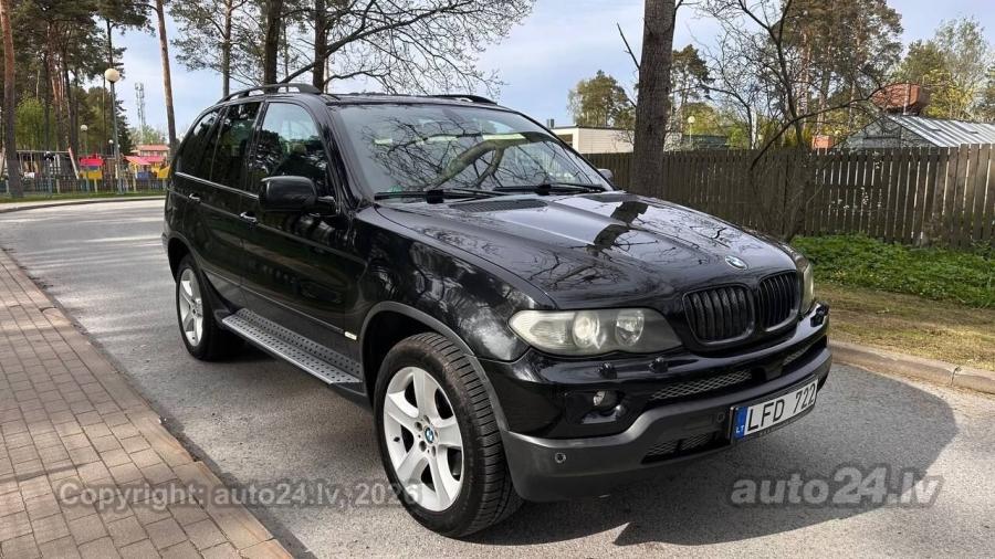 Black BMW X5 2004 in Tallinn, with an engine capacity of 3.00 L and mileage of 291 thousand km for 4500 €, photo 1 on AUTOMOTO.COM.LV