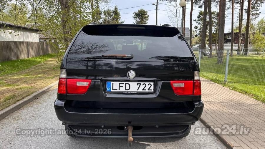 Black BMW X5 2004 in Tallinn, with an engine capacity of 3.00 L and mileage of 291 thousand km for 4500 €, photo 6 on AUTOMOTO.COM.LV