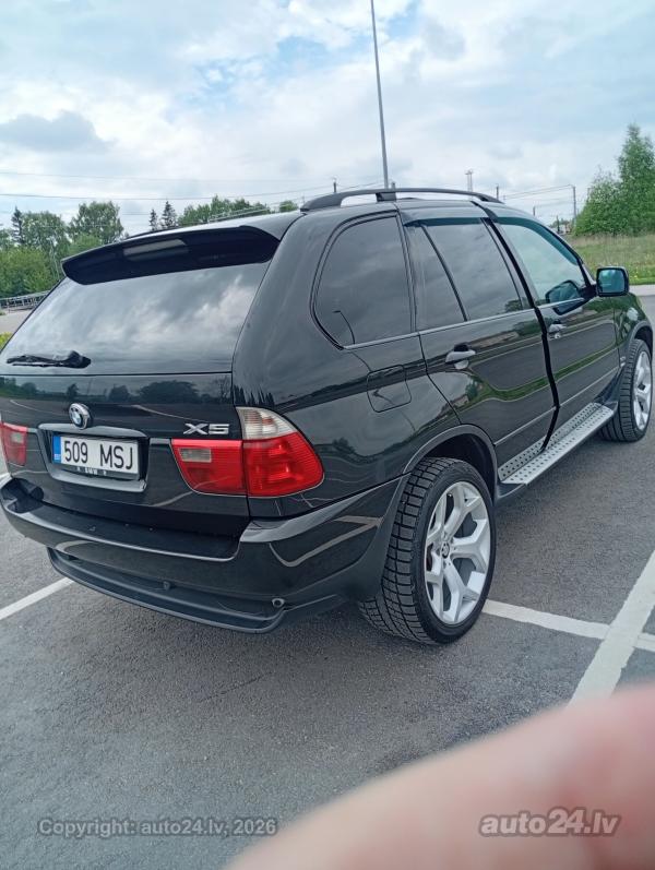 Black BMW X5 2004 in Johvi, with an engine capacity of 3.00 L and mileage of 301 thousand km for 7900 €, photo 2 on AUTOMOTO.COM.LV