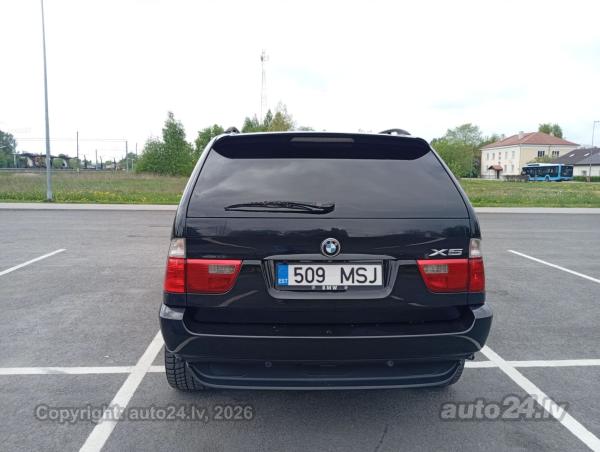 Black BMW X5 2004 in Johvi, with an engine capacity of 3.00 L and mileage of 301 thousand km for 7900 €, photo 4 on AUTOMOTO.COM.LV