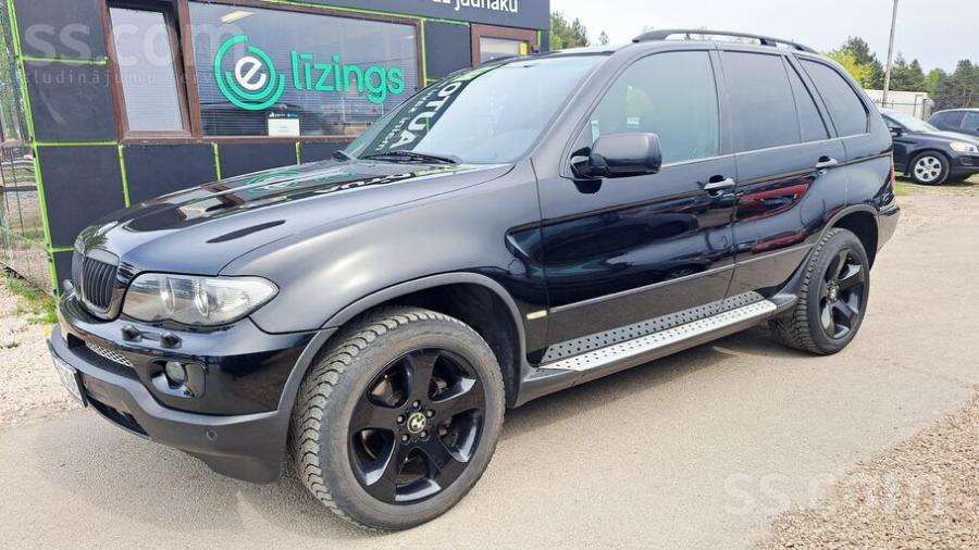 Melns BMW X5 2004 Rīga, ar dzinēja tilpumu 3.00 L un nobraukumu 309 tūkst. km par 7500 €, foto 1 vietnē AUTOMOTO.COM.LV