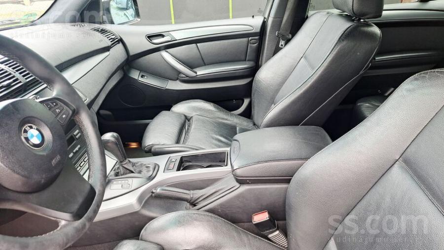 Melns BMW X5 2004 Rīga, ar dzinēja tilpumu 3.00 L un nobraukumu 309 tūkst. km par 7500 €, foto 16 vietnē AUTOMOTO.COM.LV