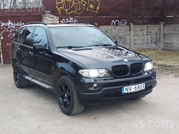 Melns BMW X5 2004 Rīga, ar dzinēja tilpumu 3.00 L un nobraukumu 0 tūkst. km par 4600 €, foto 1 vietnē AUTOMOTO.COM.LV