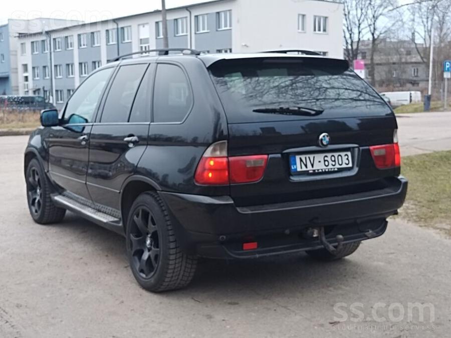 Черный БМВ Х5 2004 в Рига, объемом двигателя 3.00 л и пробегом 0 тыс. км за 4600 €, фото 6 на AUTOMOTO.COM.LV