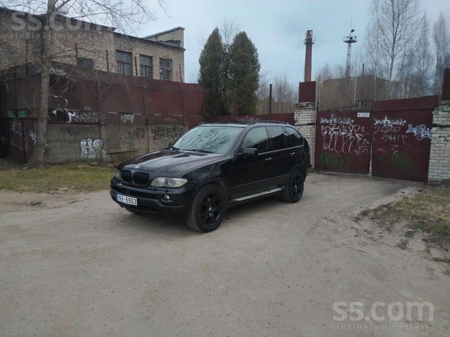Черный БМВ Х5 2004 в Рига, объемом двигателя 3.00 л и пробегом 0 тыс. км за 4600 €, фото 13 на AUTOMOTO.COM.LV