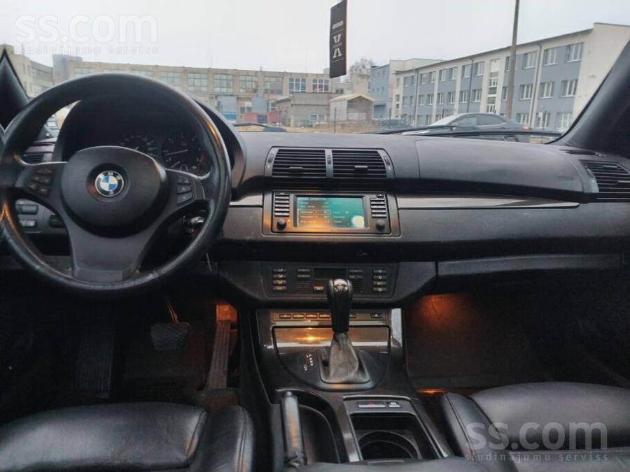 Черный БМВ Х5 2004 в Рига, объемом двигателя 3.00 л и пробегом 0 тыс. км за 4600 €, фото 14 на AUTOMOTO.COM.LV