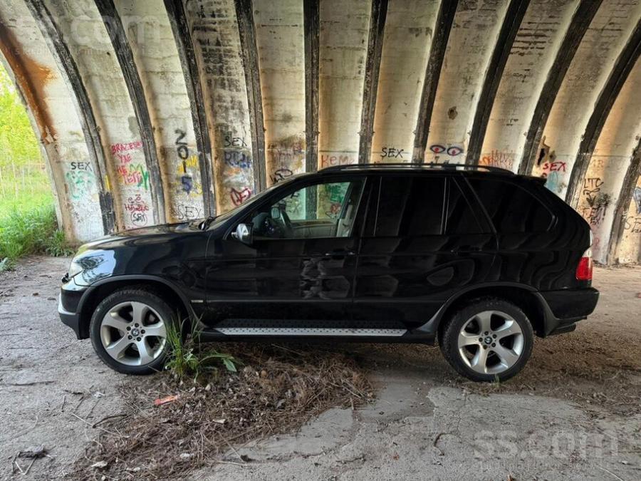 Melns BMW X5 2004 Rīga, ar dzinēja tilpumu 3.00 L un nobraukumu 375 tūkst. km par 4400 €, foto 5 vietnē AUTOMOTO.COM.LV