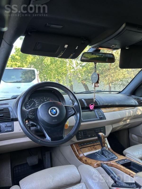 Melns BMW X5 2004 Rīga, ar dzinēja tilpumu 3.00 L un nobraukumu 375 tūkst. km par 4400 €, foto 9 vietnē AUTOMOTO.COM.LV