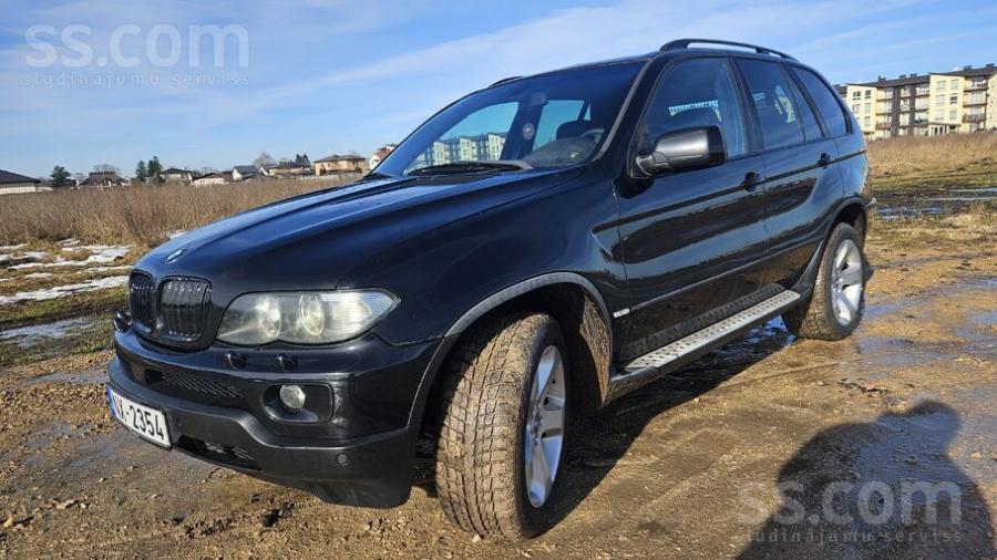Melns BMW X5 2004 Rīga, ar dzinēja tilpumu 3.00 L un nobraukumu 286 tūkst. km par 4500 €, foto 4 vietnē AUTOMOTO.COM.LV