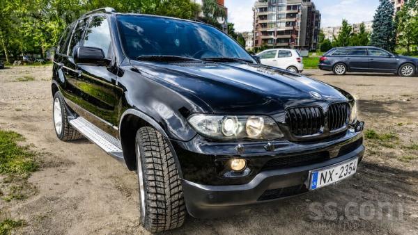 Melns BMW X5 2004 Rīga, ar dzinēja tilpumu 3.00 L un nobraukumu 286 tūkst. km par 4550 €, foto 2 vietnē AUTOMOTO.COM.LV