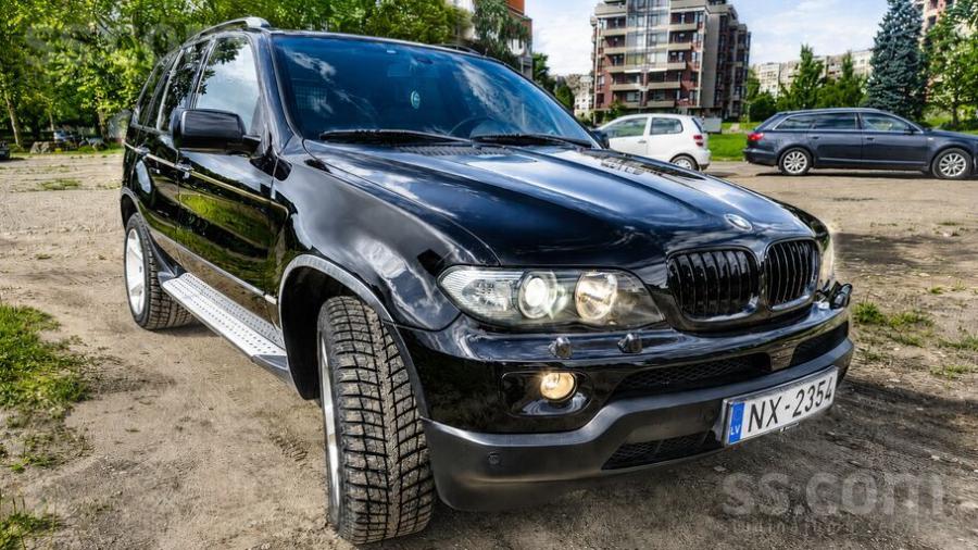 Melns BMW X5 2004 Rīga, ar dzinēja tilpumu 3.00 L un nobraukumu 286 tūkst. km par 4550 €, foto 3 vietnē AUTOMOTO.COM.LV