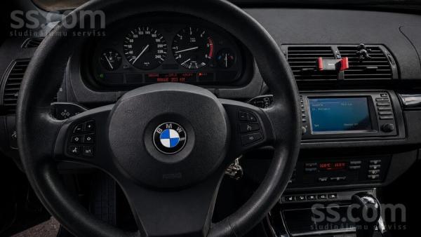 Melns BMW X5 2004 Rīga, ar dzinēja tilpumu 3.00 L un nobraukumu 286 tūkst. km par 4550 €, foto 3 vietnē AUTOMOTO.COM.LV