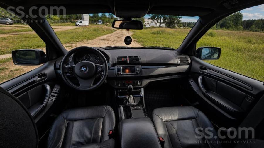Melns BMW X5 2004 Rīga, ar dzinēja tilpumu 3.00 L un nobraukumu 286 tūkst. km par 4550 €, foto 5 vietnē AUTOMOTO.COM.LV
