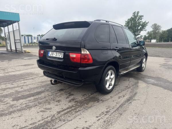 Black BMW X5 2004 in Bauska, with an engine capacity of 3.00 L and mileage of 526 thousand km for 3050 €, photo 3 on AUTOMOTO.COM.LV