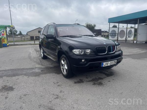 Black BMW X5 2004 in Bauska, with an engine capacity of 3.00 L and mileage of 526 thousand km for 3050 €, photo 4 on AUTOMOTO.COM.LV