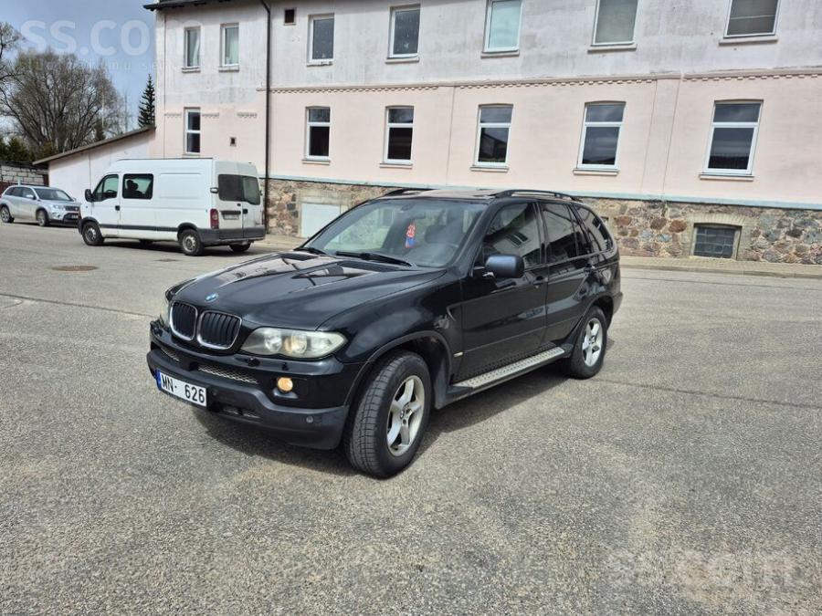 Melns BMW X5 2004 Limbaži, ar dzinēja tilpumu 3.00 L un nobraukumu 370 tūkst. km par 3100 €, foto 3 vietnē AUTOMOTO.COM.LV