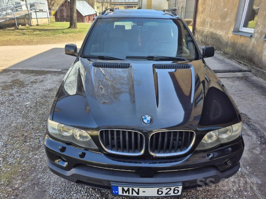 Melns BMW X5 2004 Limbaži, ar dzinēja tilpumu 3.00 L un nobraukumu 370 tūkst. km par 3100 €, foto 13 vietnē AUTOMOTO.COM.LV