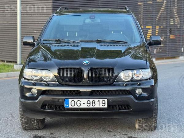Черный БМВ Х5 2004 в Елгава, объемом двигателя 3.00 л и пробегом 375 тыс. км за 5250 €, фото 1 на AUTOMOTO.COM.LV