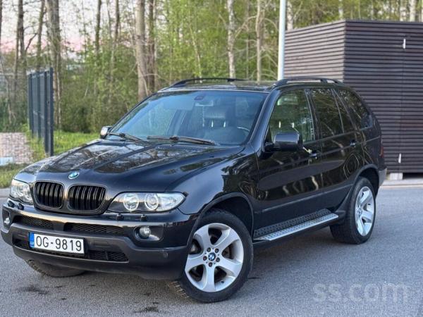 Черный БМВ Х5 2004 в Елгава, объемом двигателя 3.00 л и пробегом 375 тыс. км за 5250 €, фото 3 на AUTOMOTO.COM.LV