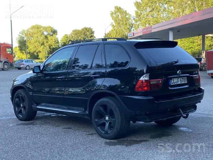 Черный БМВ Х5 2004 в Прейли, объемом двигателя 3.00 л и пробегом 301 тыс. км за 4500 €, фото 4 на AUTOMOTO.COM.LV