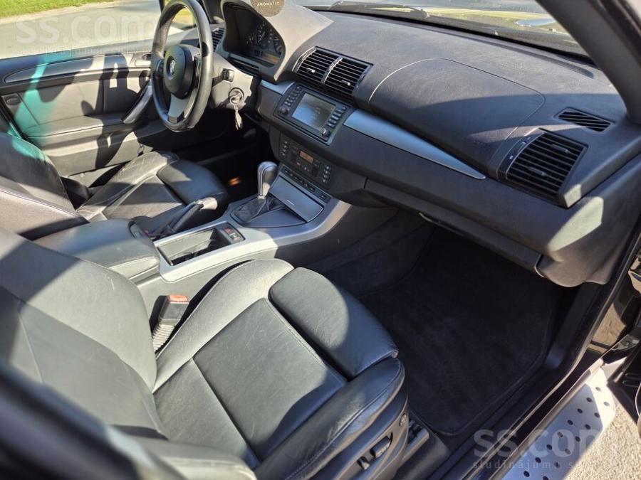 Melns BMW X5 2004 Rīga, ar dzinēja tilpumu 3.00 L un nobraukumu 376 tūkst. km par 6250 €, foto 14 vietnē AUTOMOTO.COM.LV