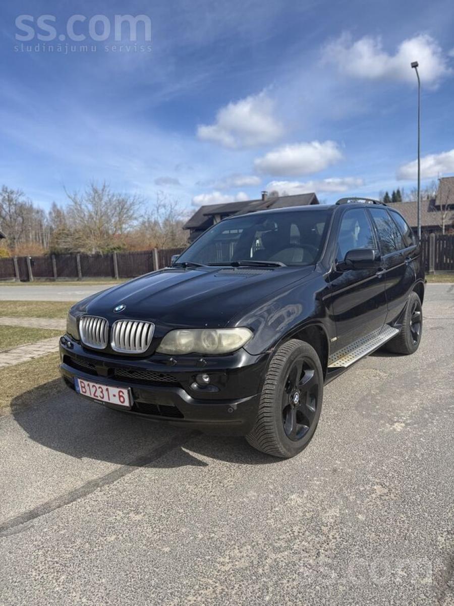 Melns BMW X5 2004 Rīga, ar dzinēja tilpumu 3.00 L un nobraukumu 434 tūkst. km par 5899 €, foto 1 vietnē AUTOMOTO.COM.LV