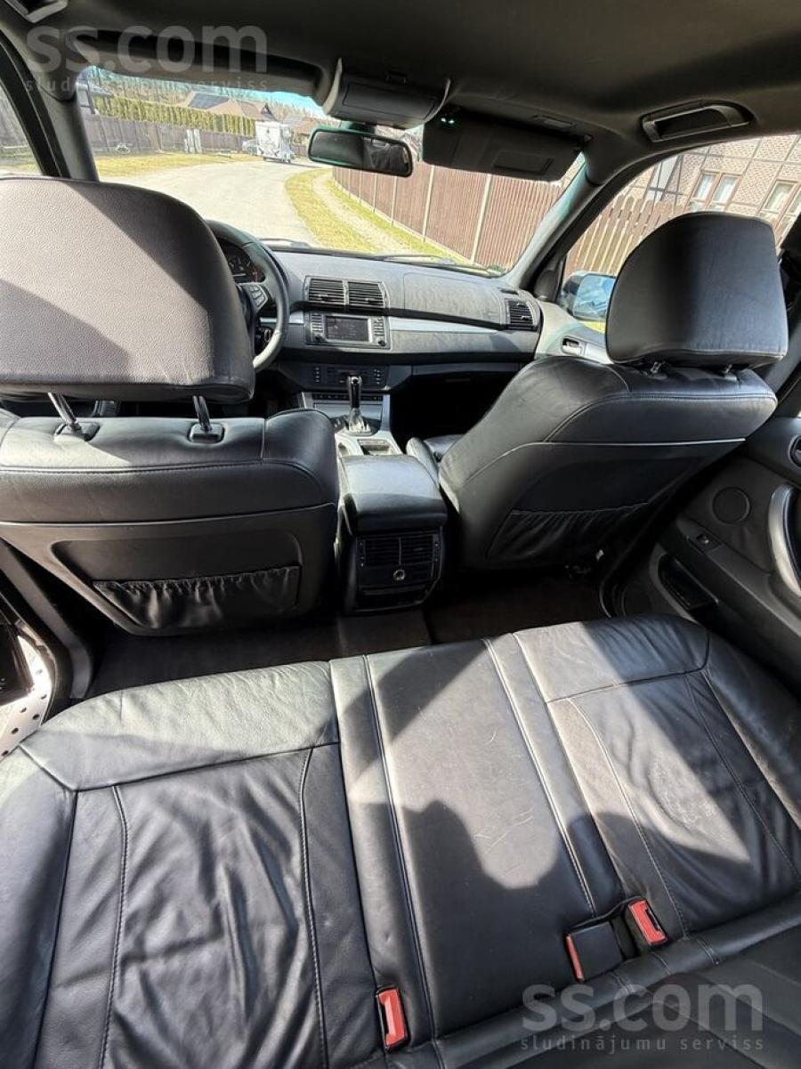Melns BMW X5 2004 Rīga, ar dzinēja tilpumu 3.00 L un nobraukumu 434 tūkst. km par 5899 €, foto 9 vietnē AUTOMOTO.COM.LV