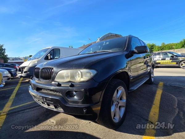 Black BMW X5 2004 in Tallinn, with an engine capacity of 4.40 L and mileage of 311 thousand km for 333 €, photo 1 on AUTOMOTO.COM.LV
