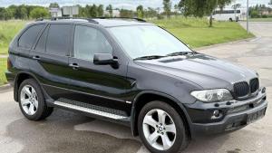 Black BMW X5 2004 in Panevezys, with an engine capacity of 2.99 L and mileage of 360 thousand km for 4500 €, photo 4 on AUTOMOTO.COM.LV